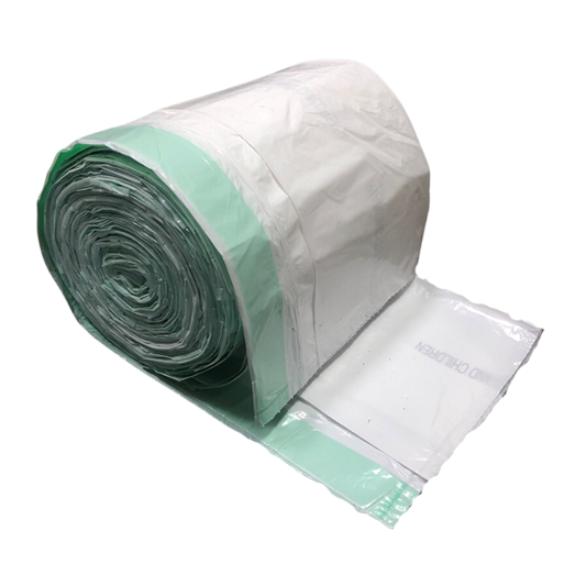 Drawstring Kitchen Bags, 13 gal, 0.9 mil, White, Dispenser Box, 100 ...