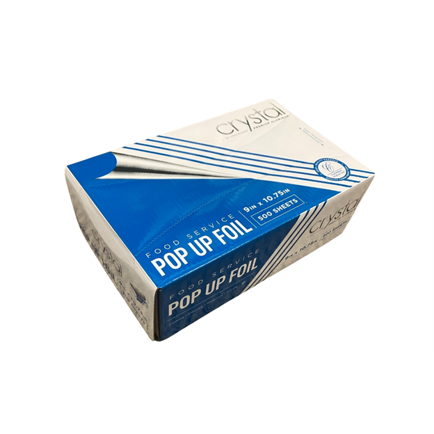 Standard Aluminum Foil Pop-Up Sheets, 9" x 10 3/4", 500/Box, 6/Case ...