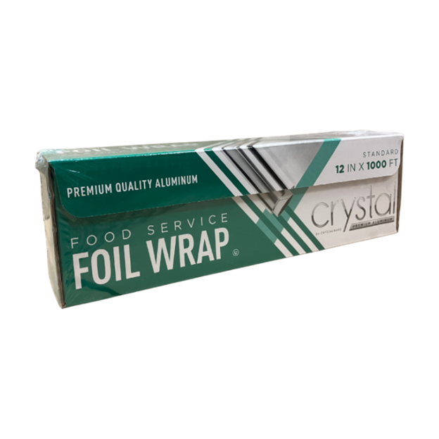 Standard Aluminum Foil Roll, 12" x 1,000 ft - mastersupplyonline