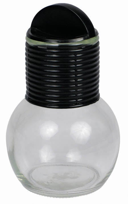 10oz Glass Hottle, Plastic Lid - mastersupplyonline