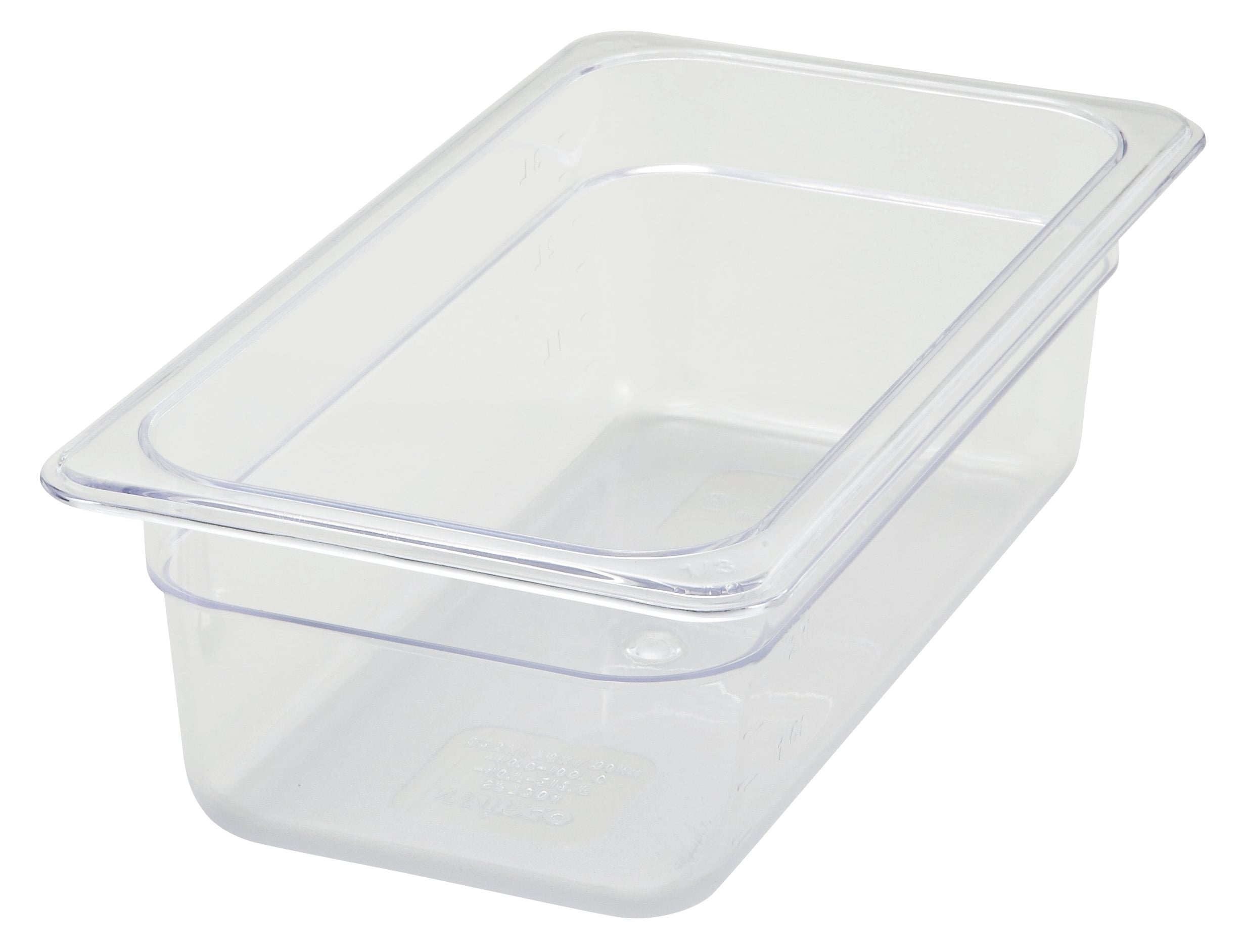 Polycarbonate Food Pan, 1/3 Size, 4" - mastersupplyonline