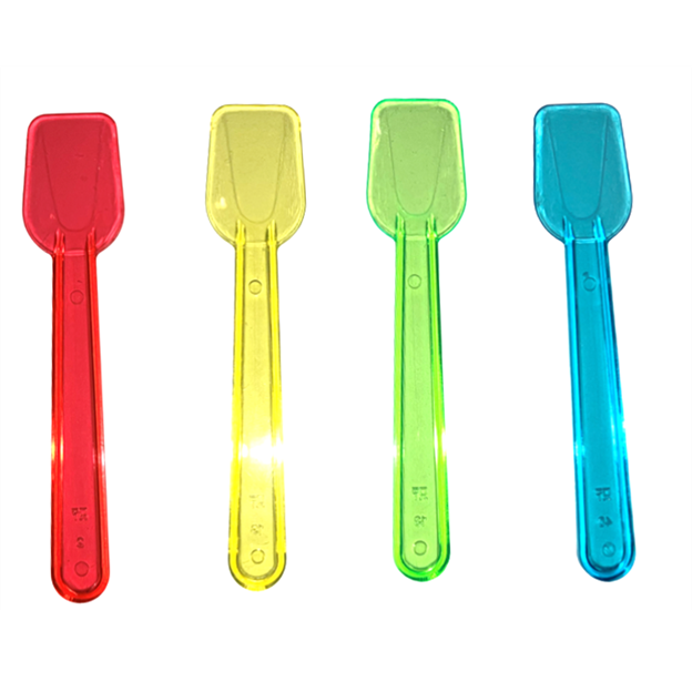 Ice Cream Spoons, Assorted Neon Colors, 100/Pack, 24/Case ...