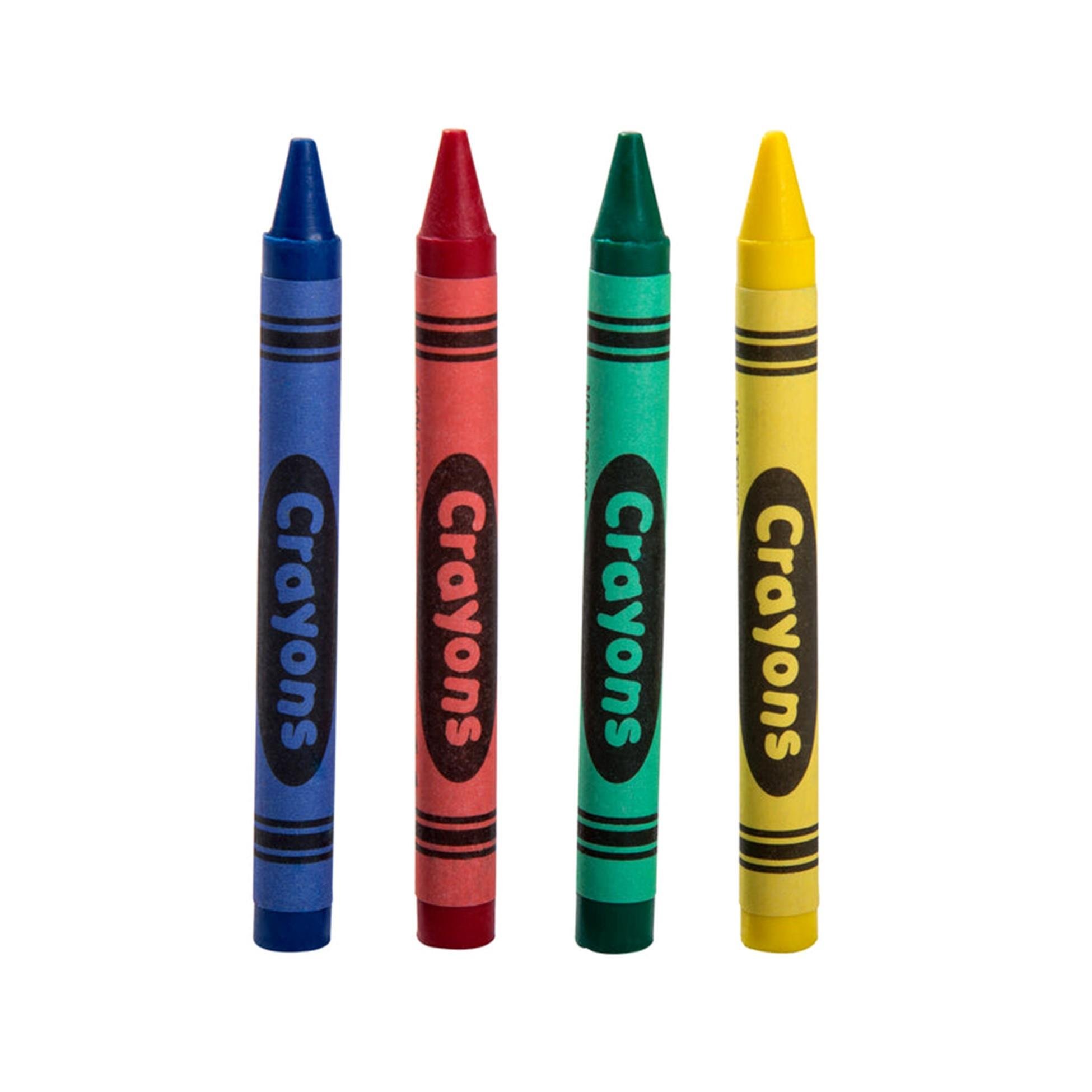 Crayons, Bulk Pack, 750 Each of 4 Colors, 3000/Case - mastersupplyonline
