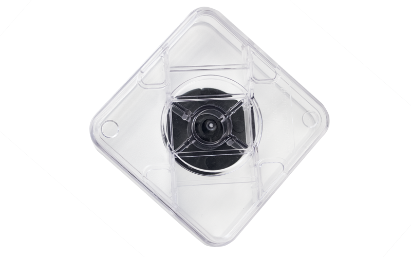 Desk Riser 1"H, Set of 4 Stackable High-impact Plastic Risers ...