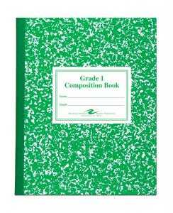 Bulk Composition Books, Grade 1 Ruled, 10"x8", Marble Flex Cover, 50 ...