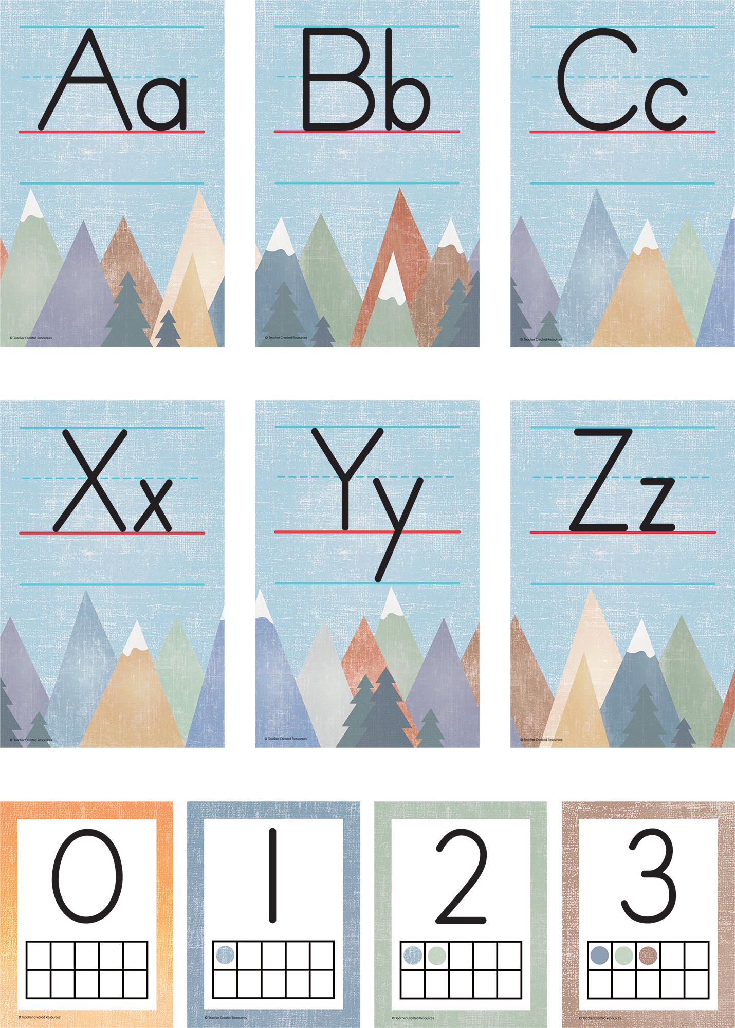 Moving Mountains Alphabet Bulletin Board - The School Box Inc