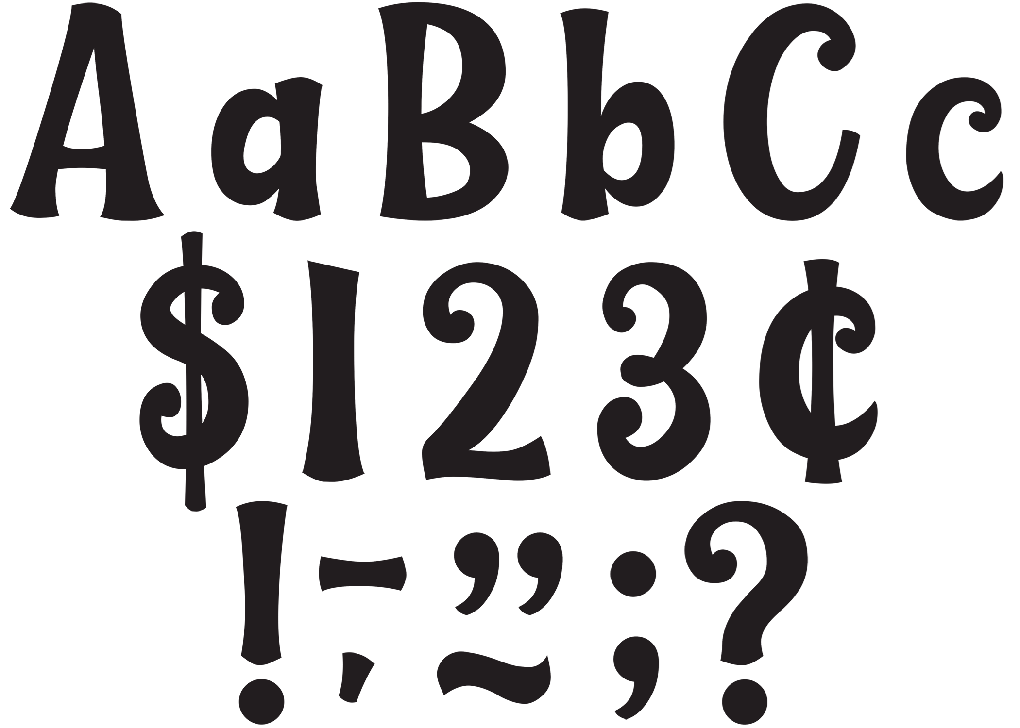 Pre-Cut Letters - The School Box Inc