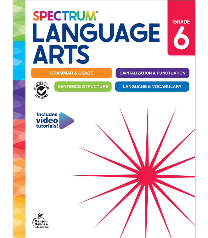 Spectrum Language Arts Gr 6 - The School Box Inc