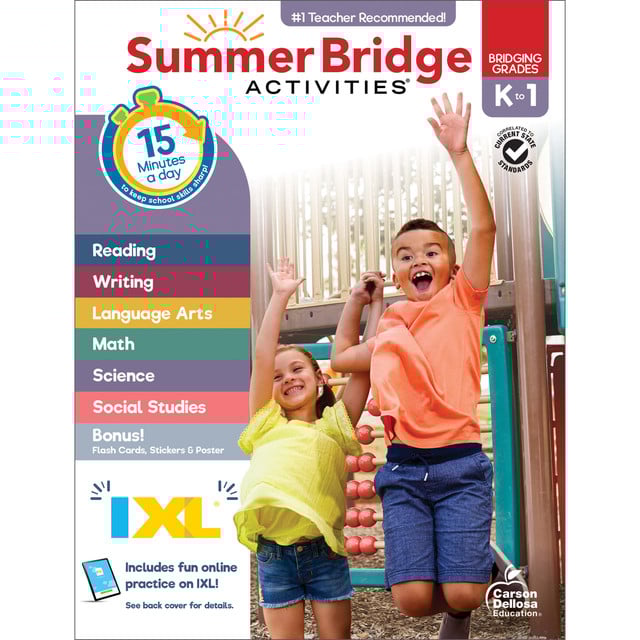 Summer Bridge Activities Gr K-1 - The School Box Inc