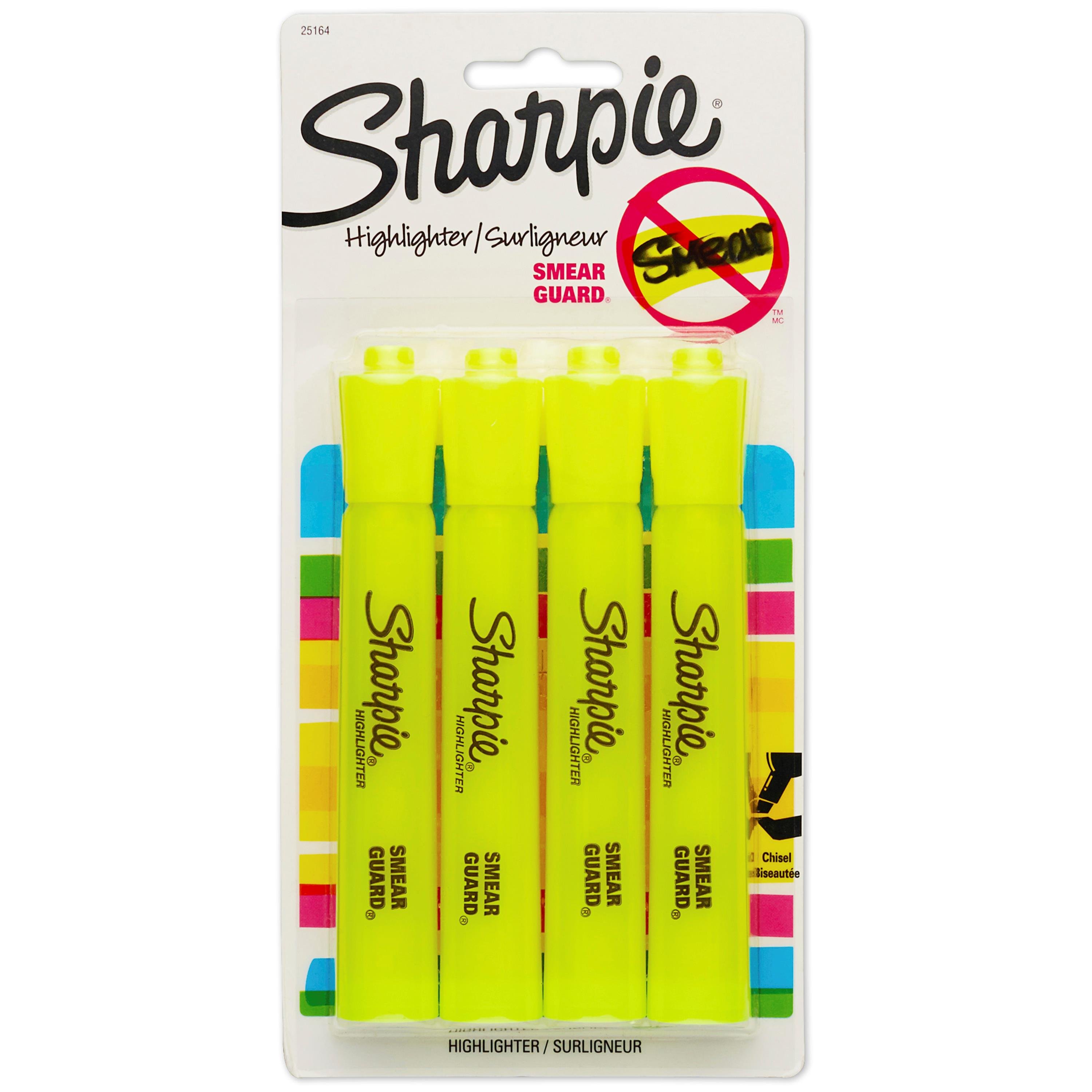 Highlighters Yellow 4 ct - The School Box Inc