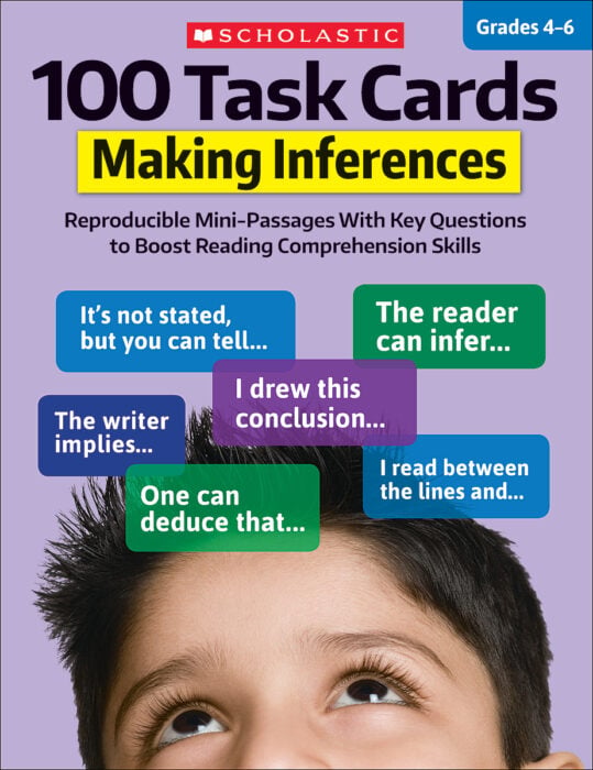 100 Task Cards Making Inferences Gr 4-6 - The School Box Inc