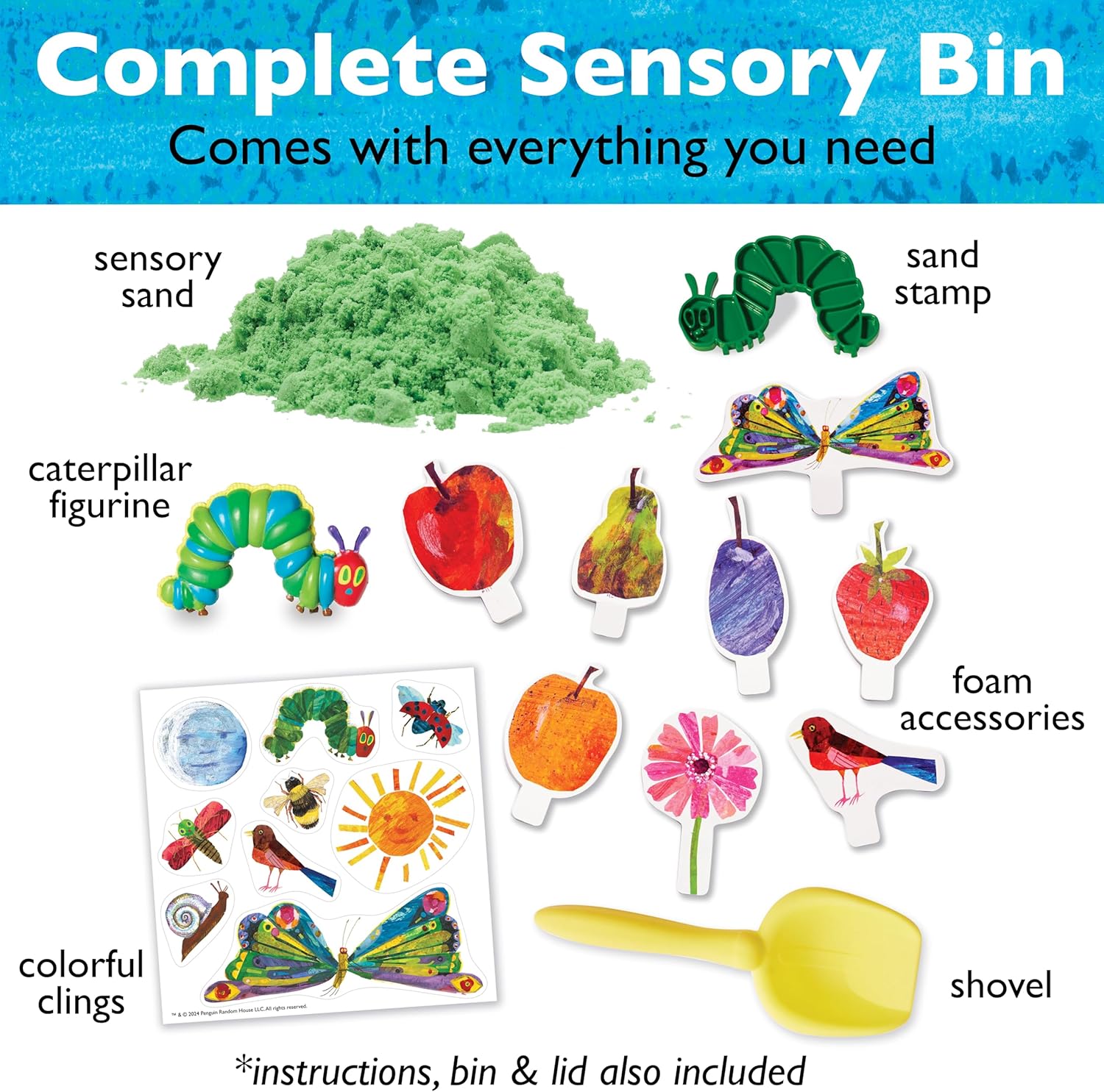 The Very Hungry Caterpillar Sensory Bin - The School Box Inc