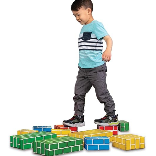 Easy-Stack Cardboard Blocks 40-Piece Set - The School Box Inc