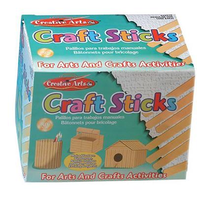 Natural Craft Sticks for Arts and Crafts | Kids Arts and Crafts - The ...