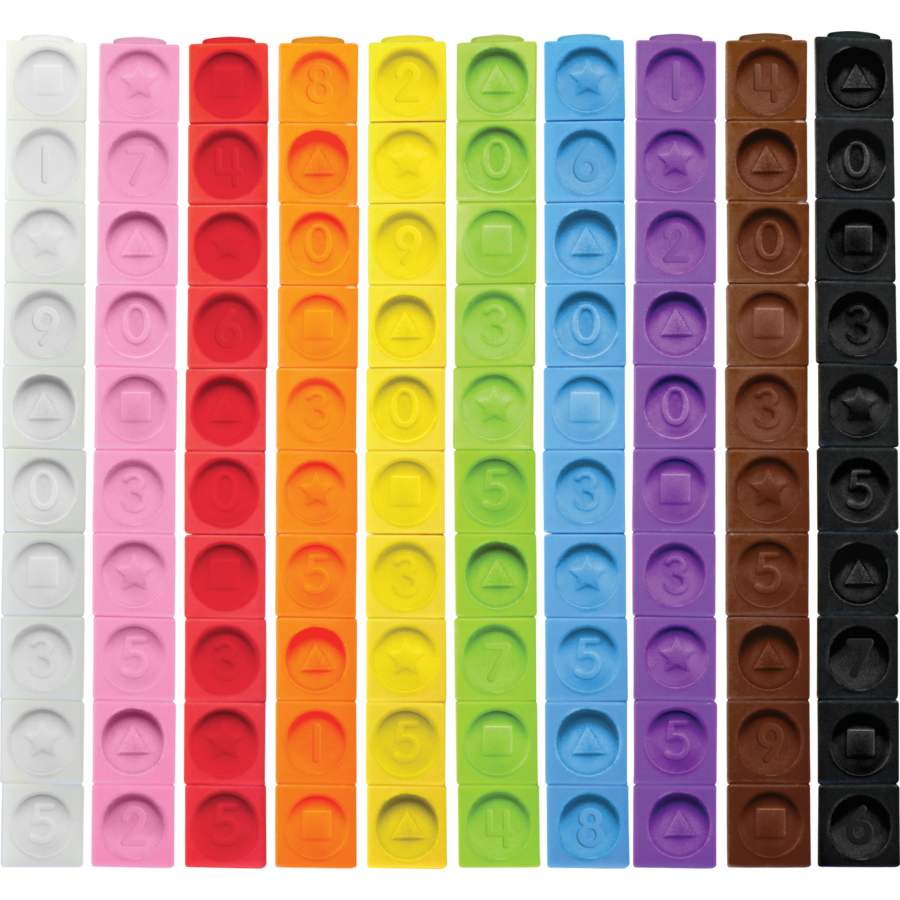 Numbers and Shapes Connecting Cubes - The School Box Inc