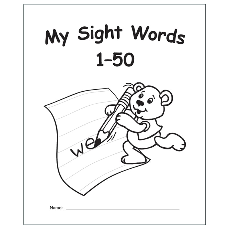 My Own Books Sight Words 1-50 - The School Box Inc