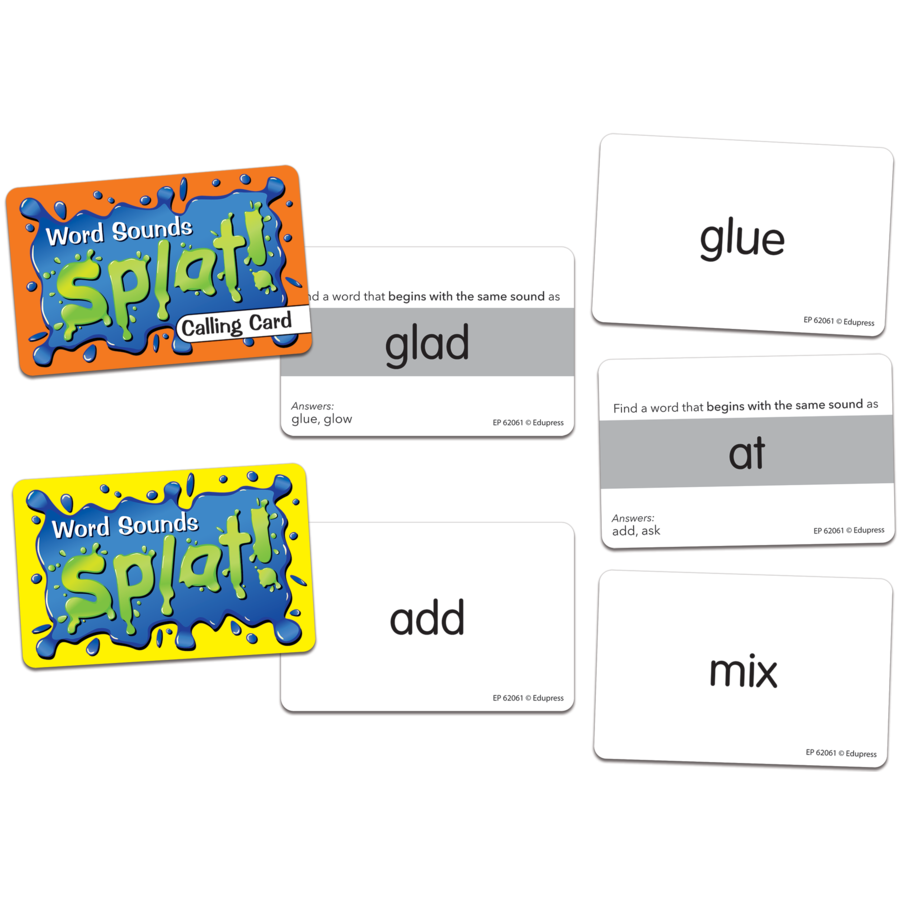 Beginning Ending Sounds Splat Game - The School Box Inc