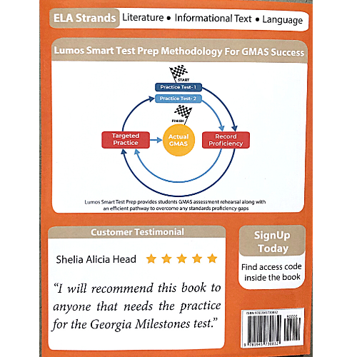 Georgia English GMAS Grade 8 - The School Box Inc
