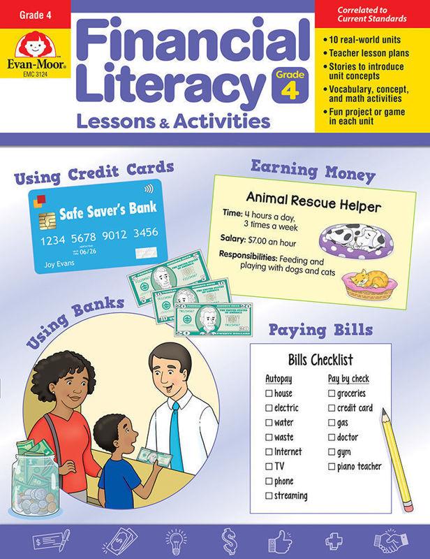 Financial Literacy Lessons and Activities, Gr 4 - The School Box Inc