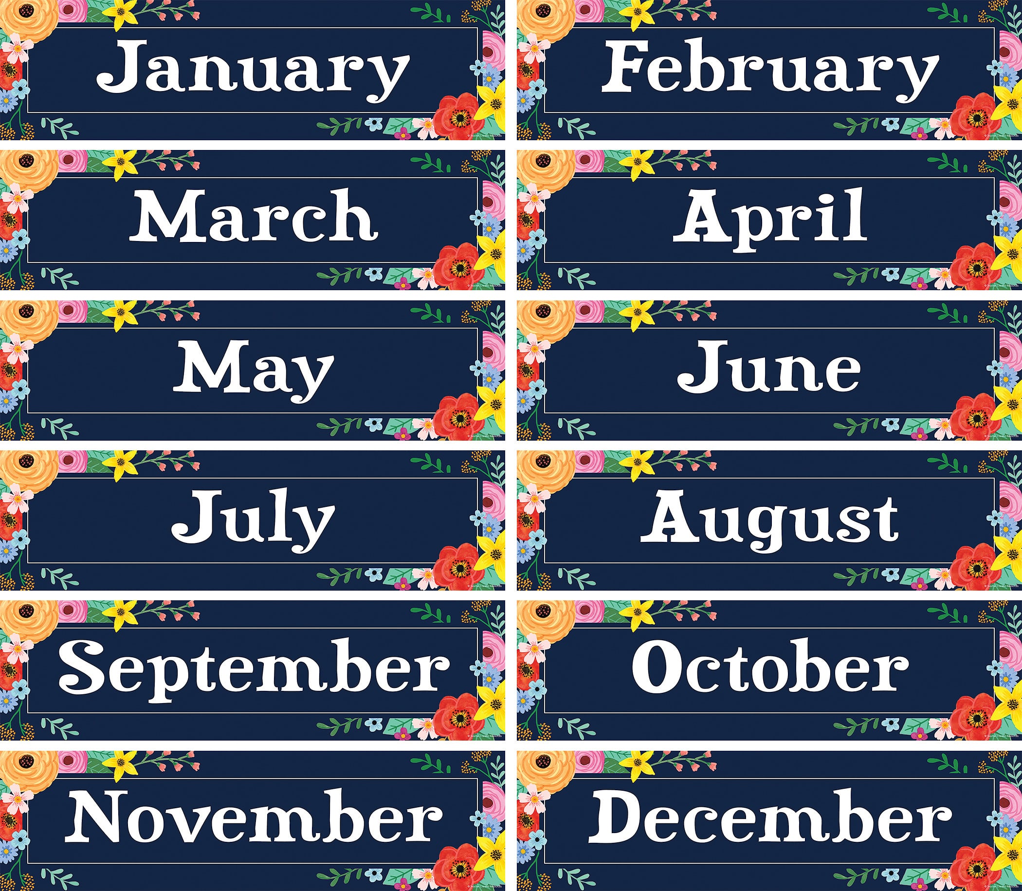 Calendar Bulletin Board Sets for Classroom | Teacher Supply Store - The ...