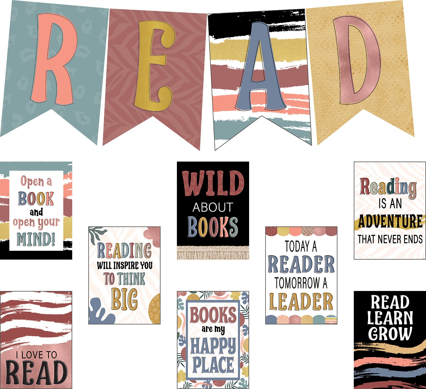 Language Arts Bulletin Board Sets | Classroom Decor | The School Box ...