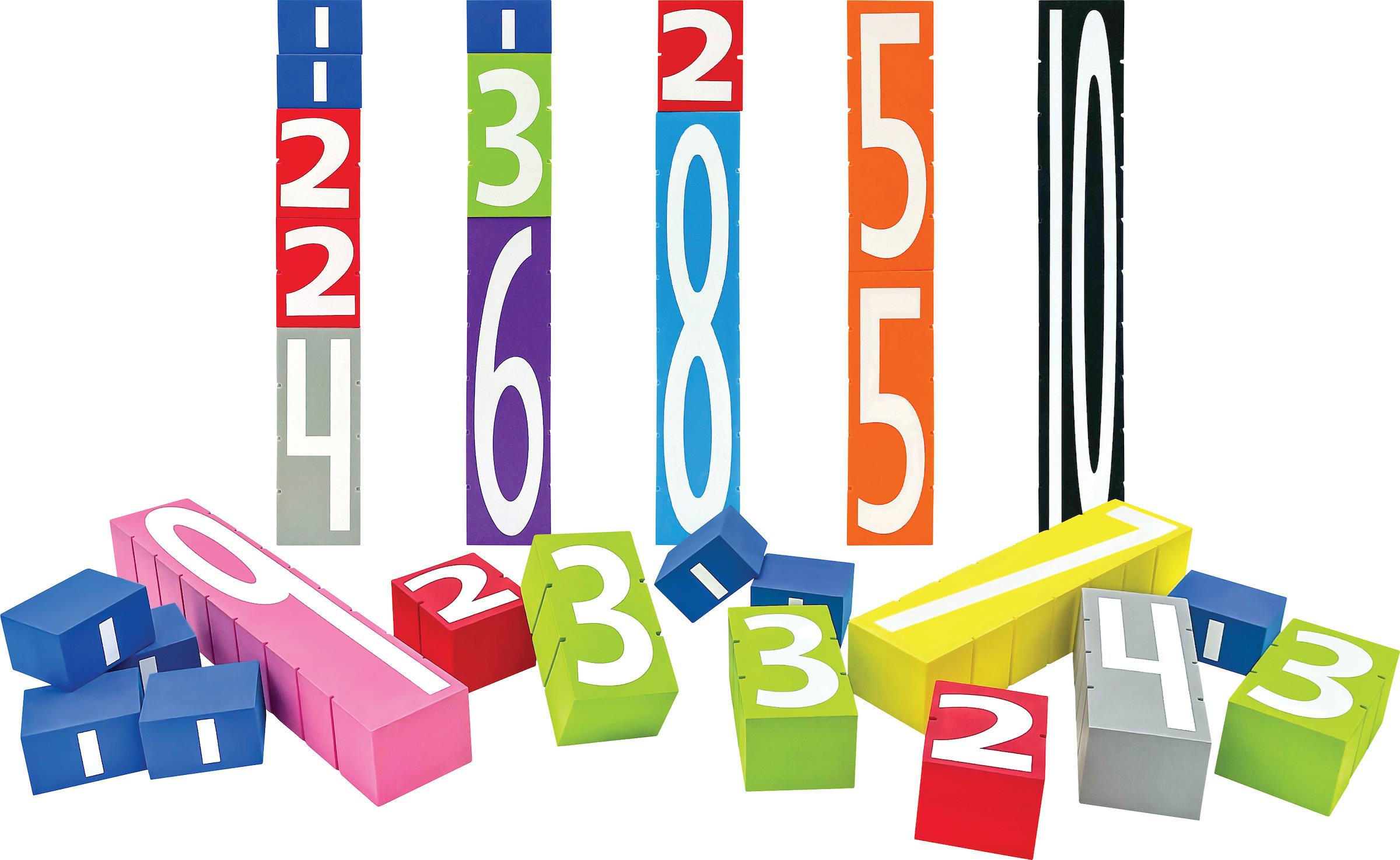 Number Stax - Stacking Foam Number Blocks - The School Box Inc