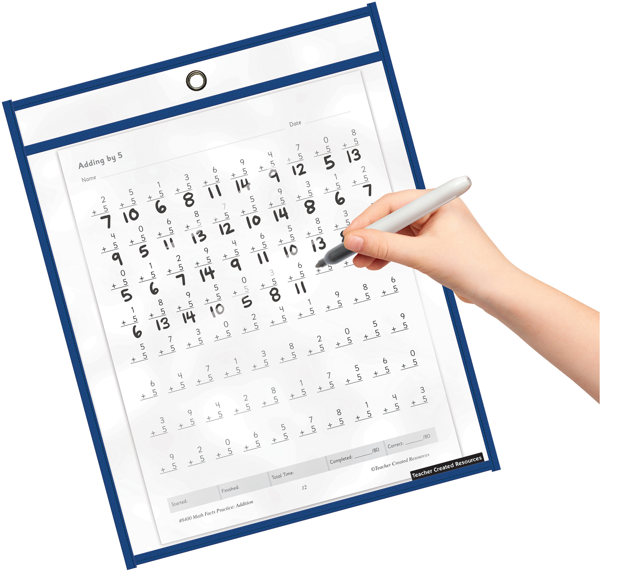 Dry Erase Pockets 10ct - The School Box Inc