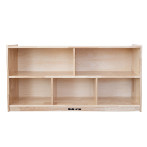 5 Compartment Wood Cabinet Storage - The School Box Inc