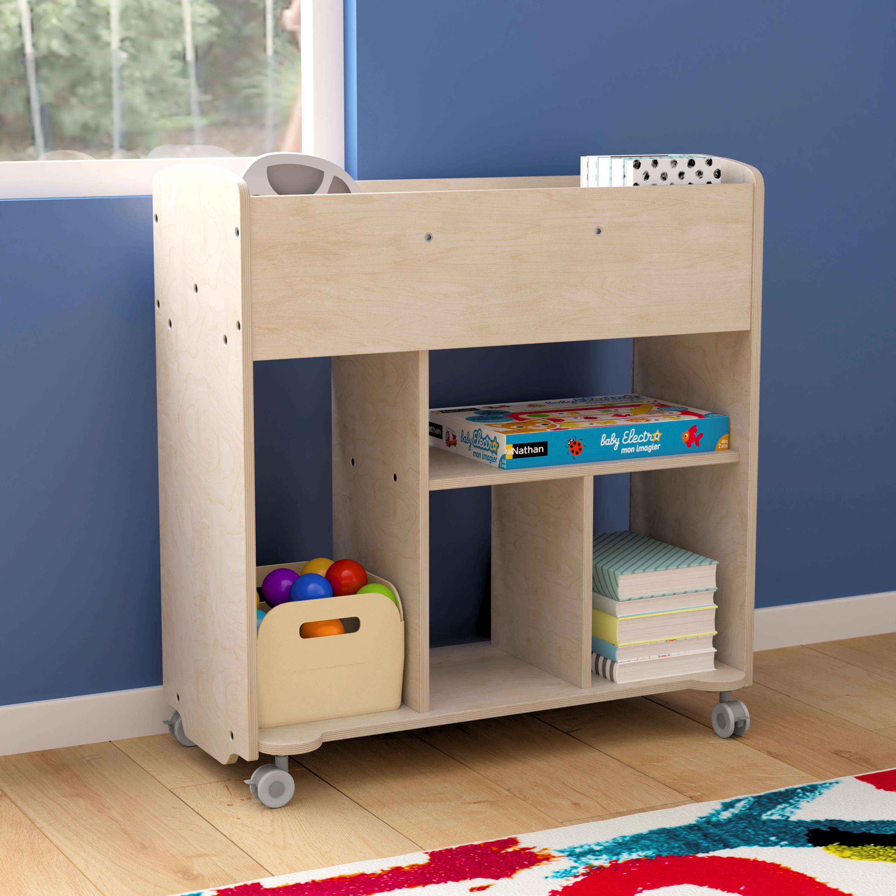 Wooden Classroom Storage Carts - The School Box Inc