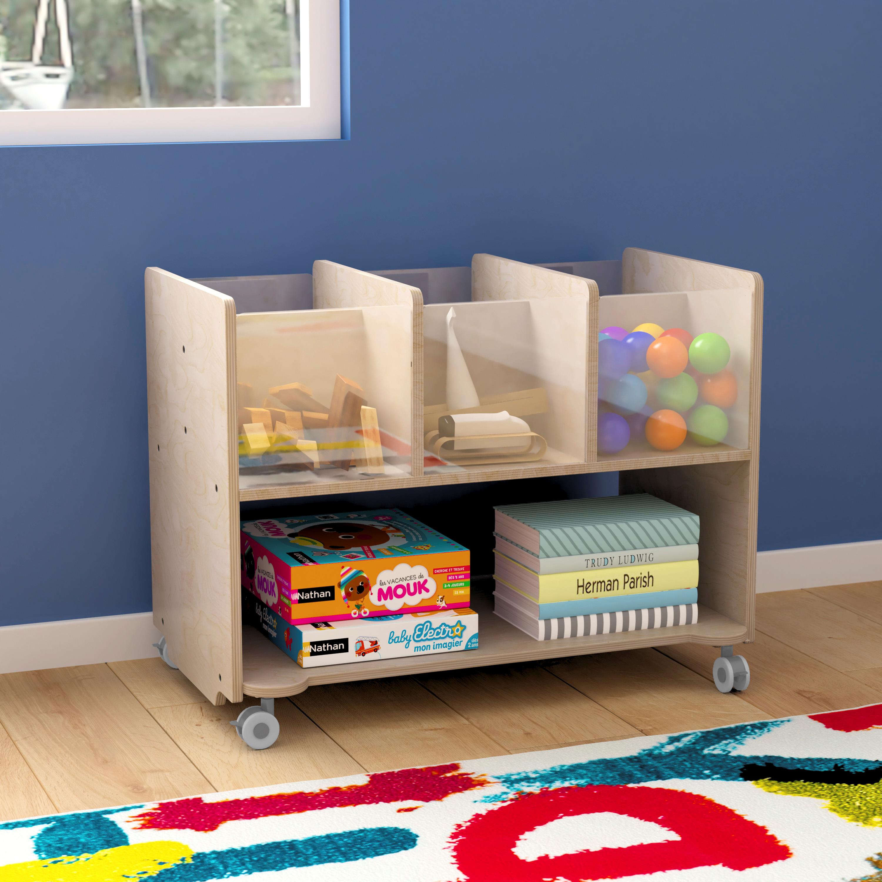 Wooden Classroom Storage Carts - The School Box Inc