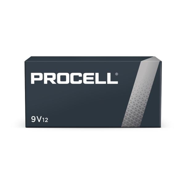 Procell Alkaline Batteries, 9V, 12-pack - shopECVC.com