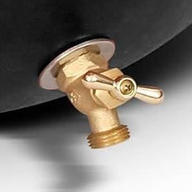 Upcycled Black Rain Barrel by Epoch with overflow valve, screened top ...