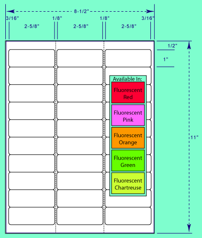 Compulabel Laser, InkJet, Copier Labels - Industry Standard Stock