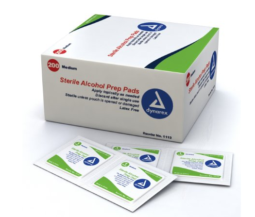 Sterile Alcohol Prep Pad - 200/BX - US Labels and Materials Group