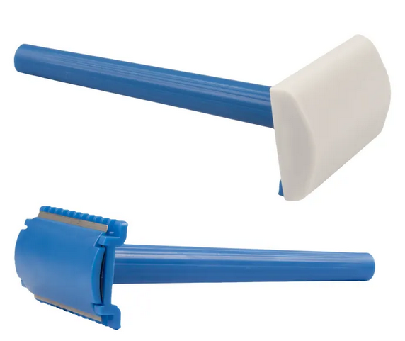 Double-Sided Shave Prep Razors - 100/BX - US Labels and Materials Group