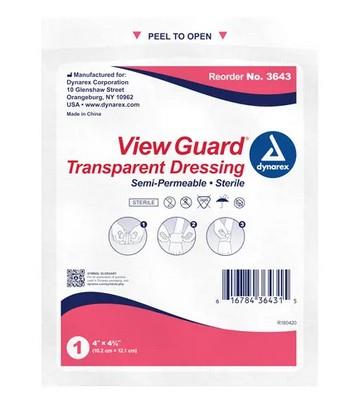 View Guard Transparent Dressings - 4" x 4.75" - 50/BX - US Labels and ...