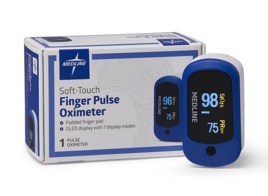 OLED Fingertip Pulse Oximeter - US Labels and Materials Group