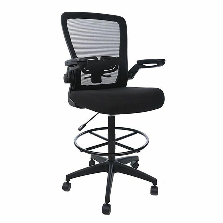 Boss Mesh Flip-Arm Stool