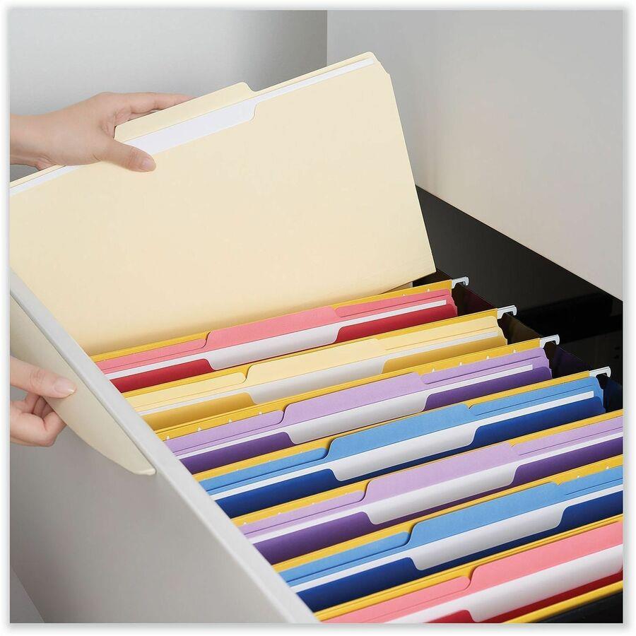 Universal 1/5 Tab Cut Letter Top Tab File Folder