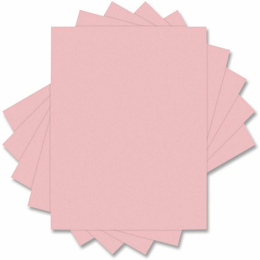 Universal Deluxe Colored Paper, 20 lb Bond Weight, 8.5 x 11, Pink, 500/Ream
