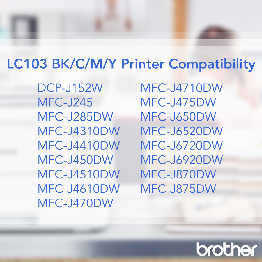 Brother Innobella LC1032PKS Original High Yield Inkjet Ink Cartridge ...