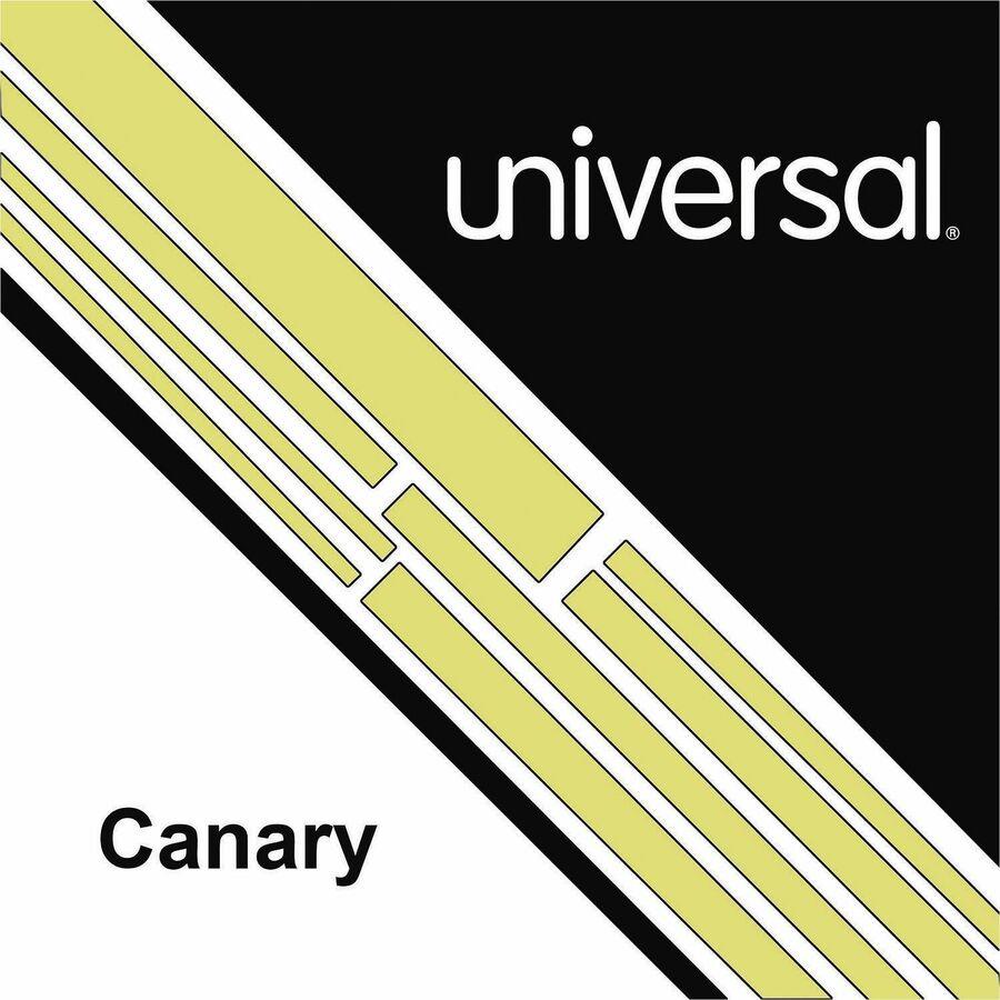 Universal Deluxe Colored Paper, 20 lb Bond Weight, 8.5 x 11, Canary ...