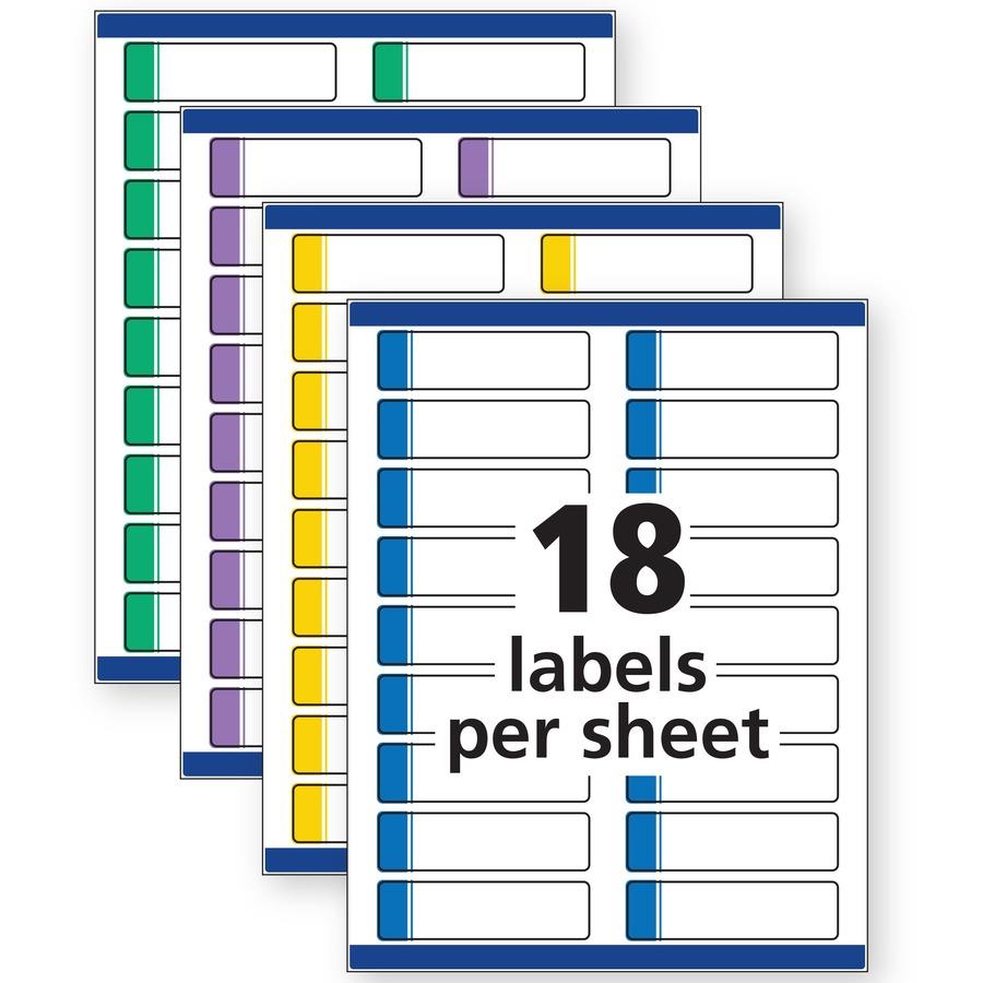 Avery® Extra-Large File Folder Labels - 15/16" Width AVE5026, AVE 5026 ...