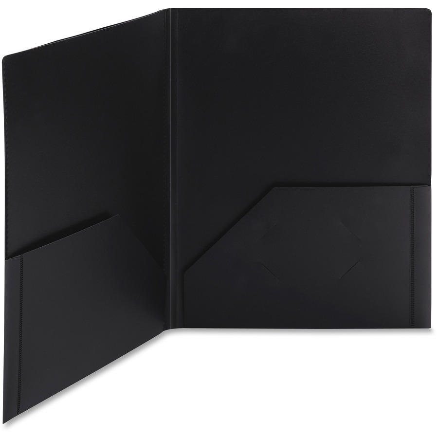 Black Two Pocket Folders