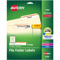 Avery® TrueBlock File Folder Labels - Permanent Adhesive AVE5166, AVE ...
