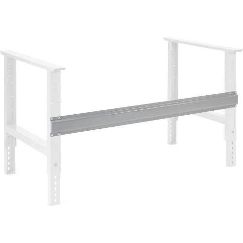 Workbench Steel Stringer For C Channel Adj Leg & Fixed Height, 60"W, Gray