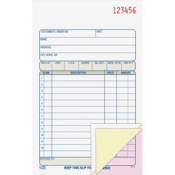 Adams Carbonless 3-part Sales Order Books - 50 Sheet(s) - 3 Part ...