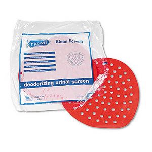 Flat Urinal Screen, Cherry - Sani-Chem Cleaning Supplies
