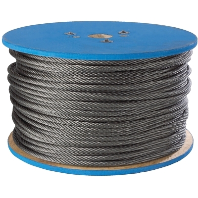 Peerless 4503501, 3/8" 7X19 Wire Rope Chain - AllianceSupply.com