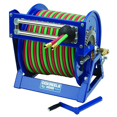 Coxreels® 1275WL-3-100-C, Dual Hose Hand Crank Welding Reel ...